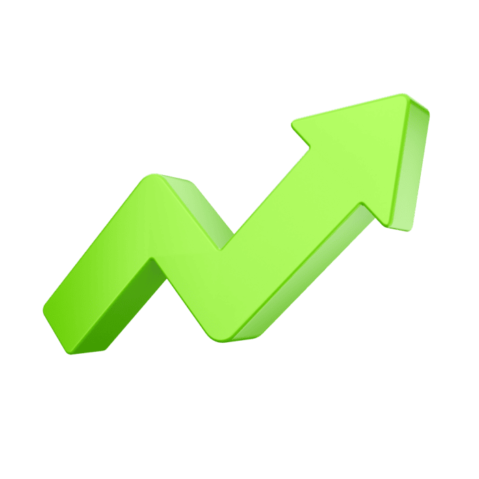 3d Increase Arrow PNGs for Free Download