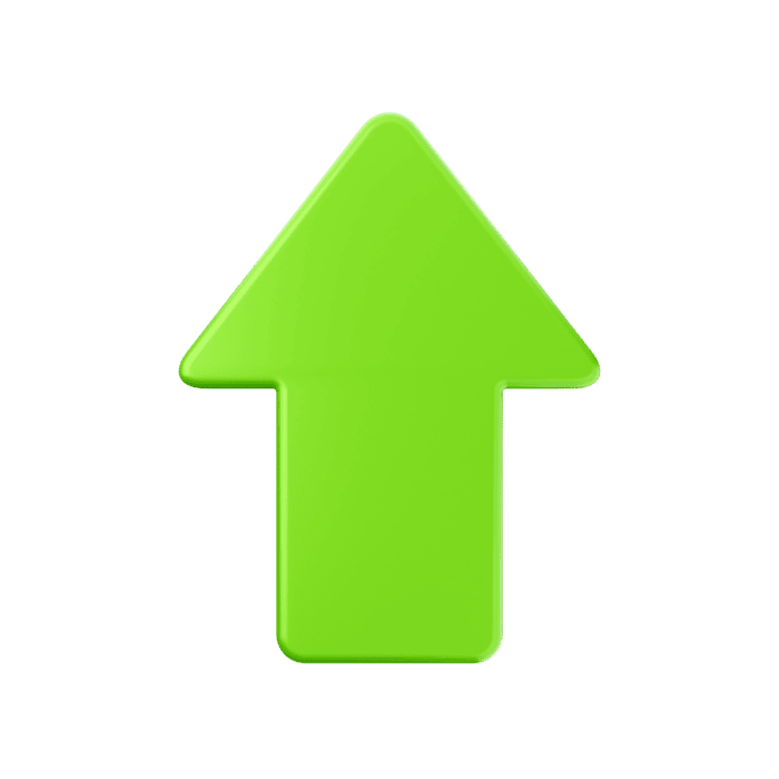 3d Increase Arrow PNGs for Free Download