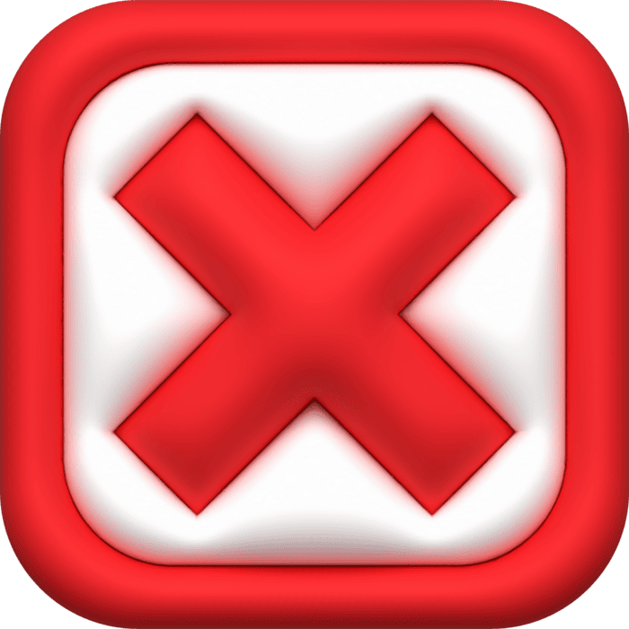 Wrong Sign PNGs for Free Download