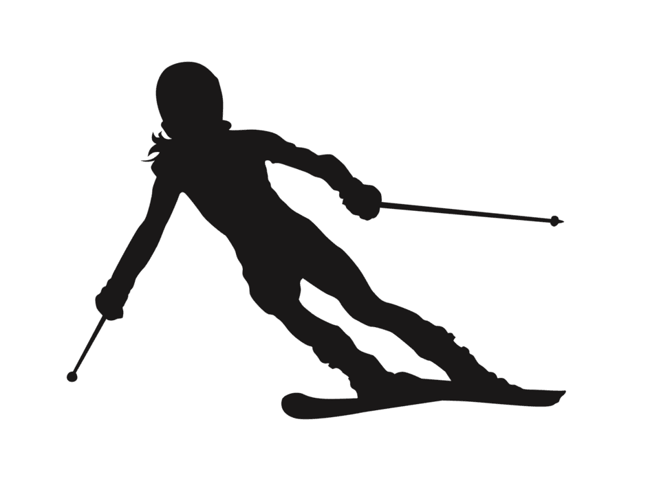 Ski Silhouette PNGs for Free Download
