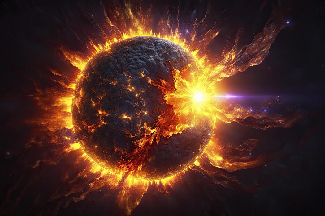 Exploding Planets Stock Photos, Images and Backgrounds for Free Download