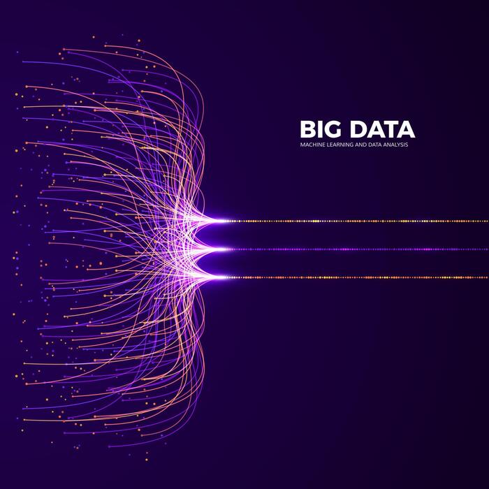 Big Data Visualization Vector Art, Icons, and Graphics for Free Download