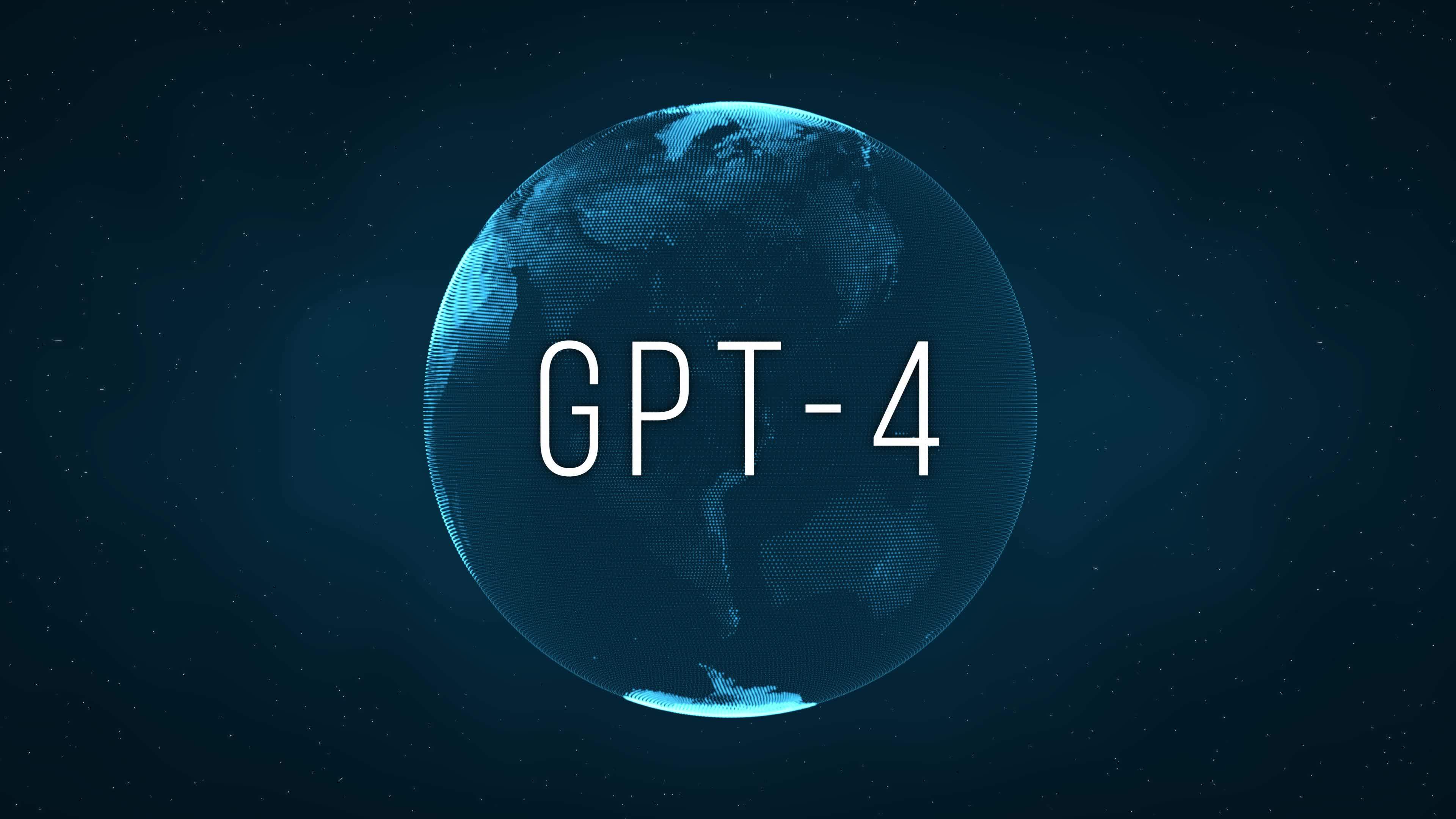 gpt-4 texto animación con global mundo y espacio fondo.mp4 22454905 Vídeo de stock en Vecteezy