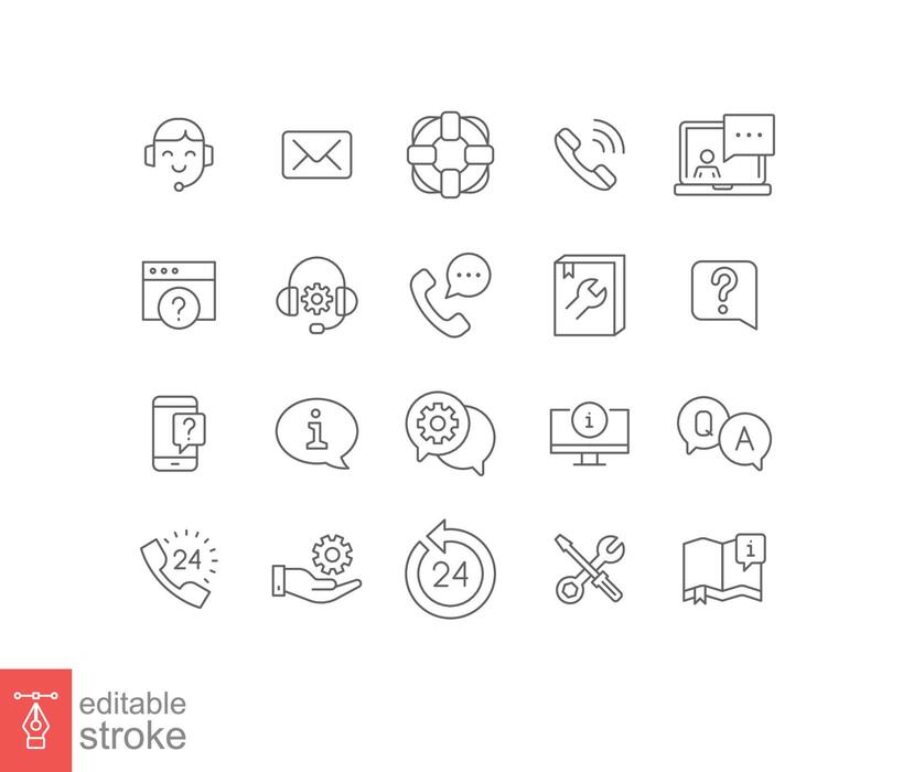 Editable Stroke Icons Vector Art, Icons, and Graphics for Free Download