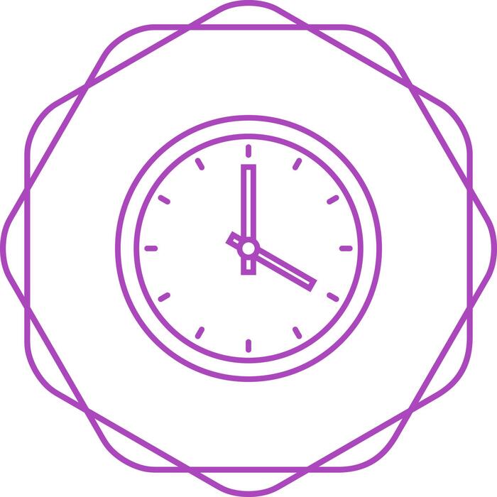 Purple Clock Vector Art, Icons, and Graphics for Free Download