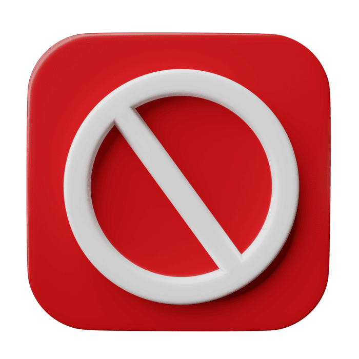 No Sign Transparent PNGs for Free Download