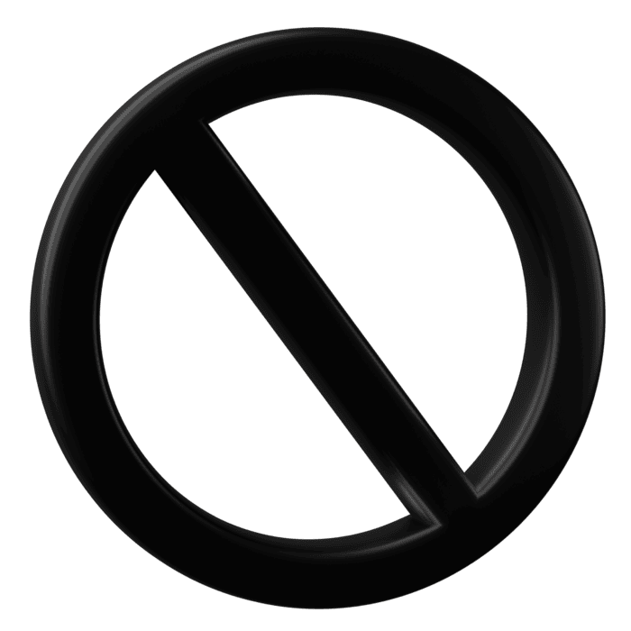 No Sign Transparent PNGs for Free Download