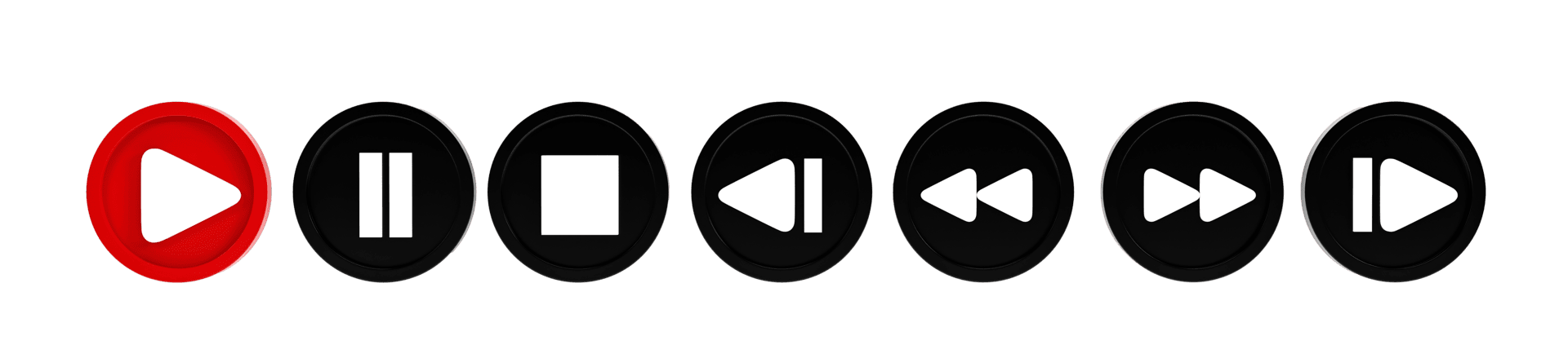 Music Player Button PNGs for Free Download