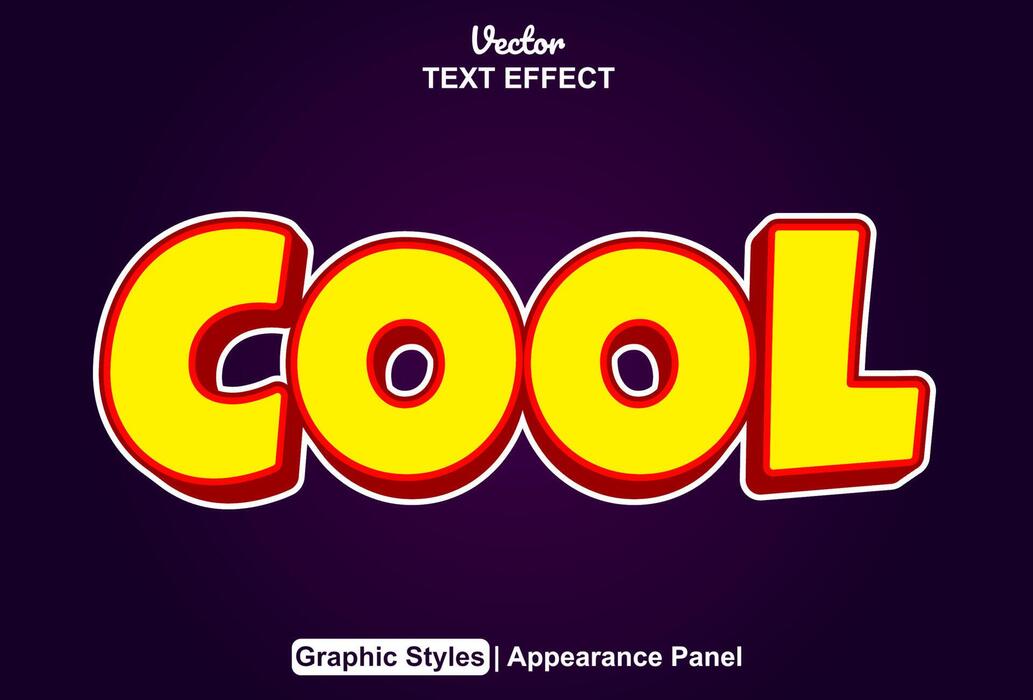 Cool Text Effect Vector Art, Icons, and Graphics for Free Download
