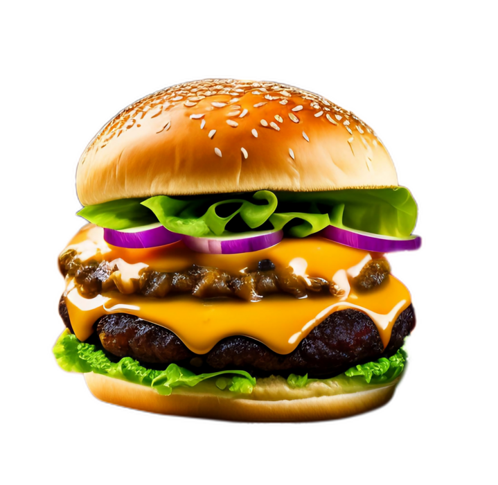Cheese Burger PNGs for Free Download