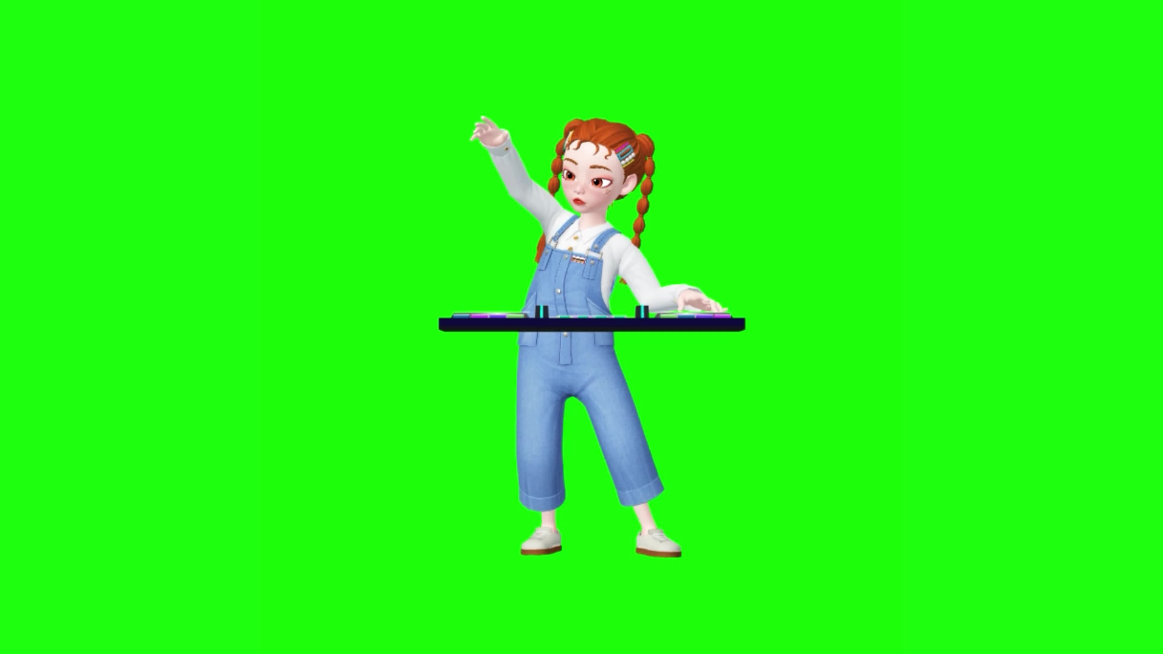 3d Animation Of A Women Dancing Happily With A Unique And Active Movement Free Video 22517385