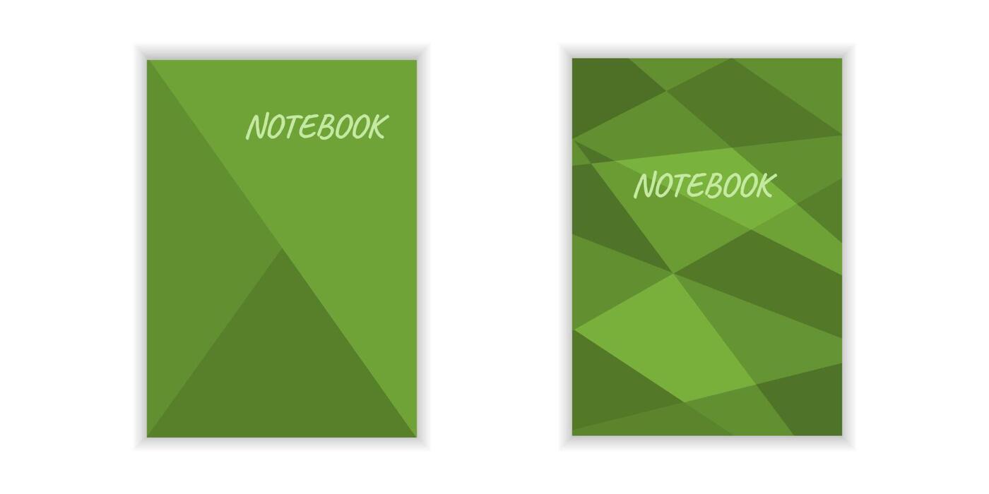 Notebook Cover Template Vector Art, Icons, and Graphics for Free Download