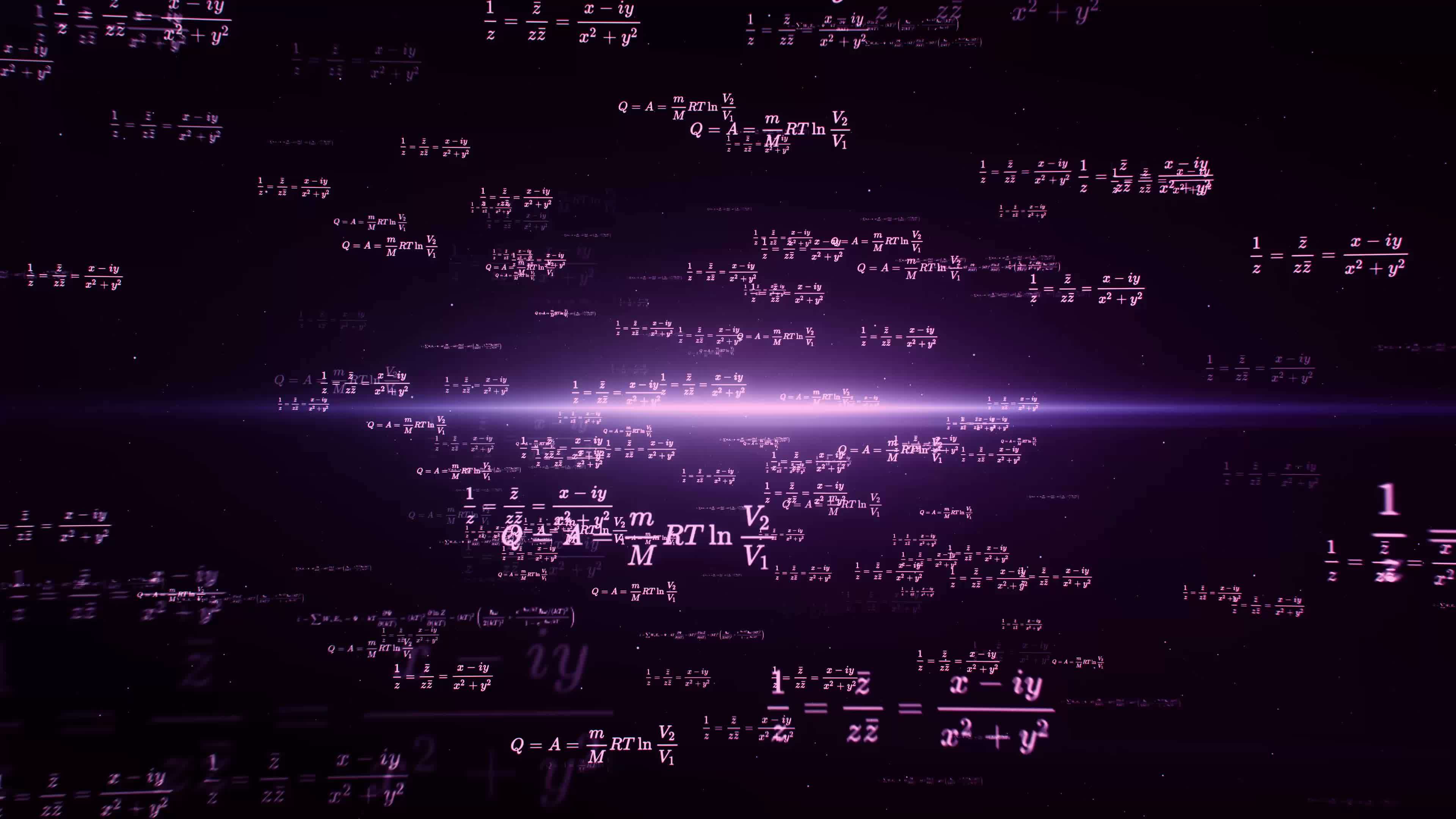 Mathematics Background Animation