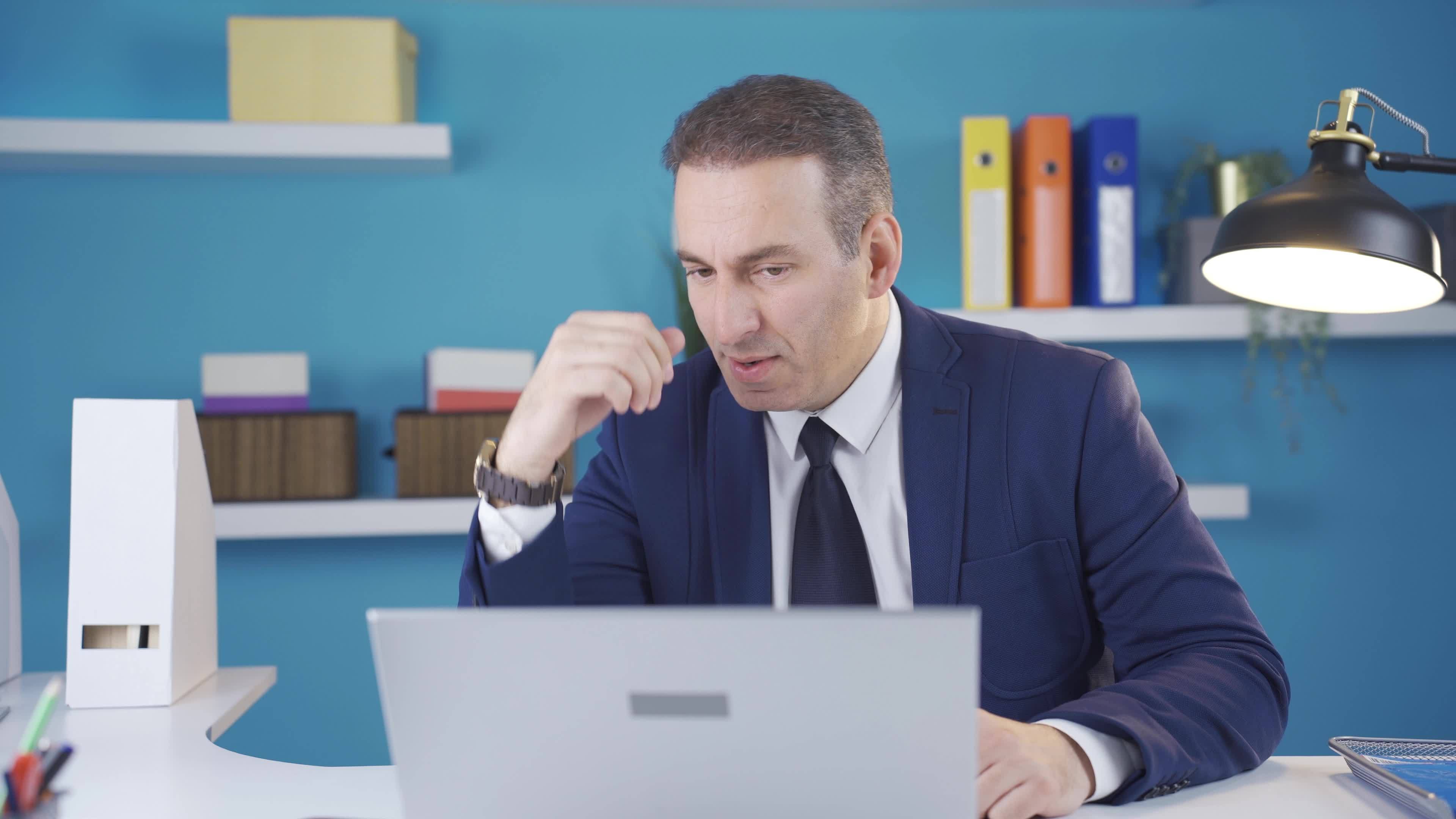 The Unsuccessful Businessman Gets Angry And Depressed Businessman