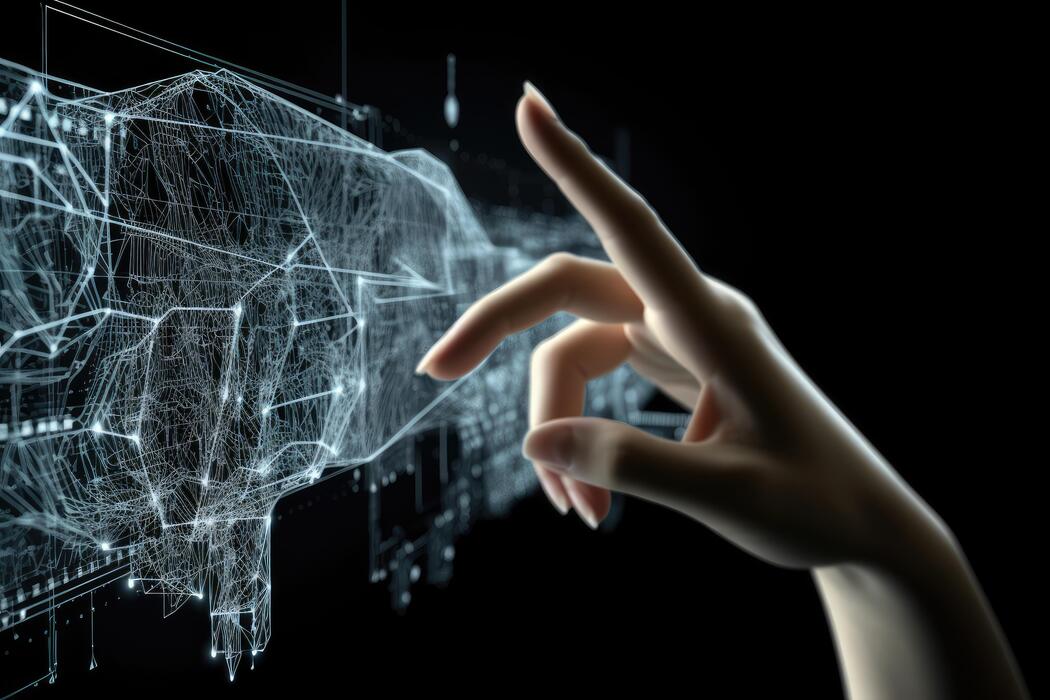 Artificial Intelligence Hand Stock Photos, Images and Backgrounds for ...