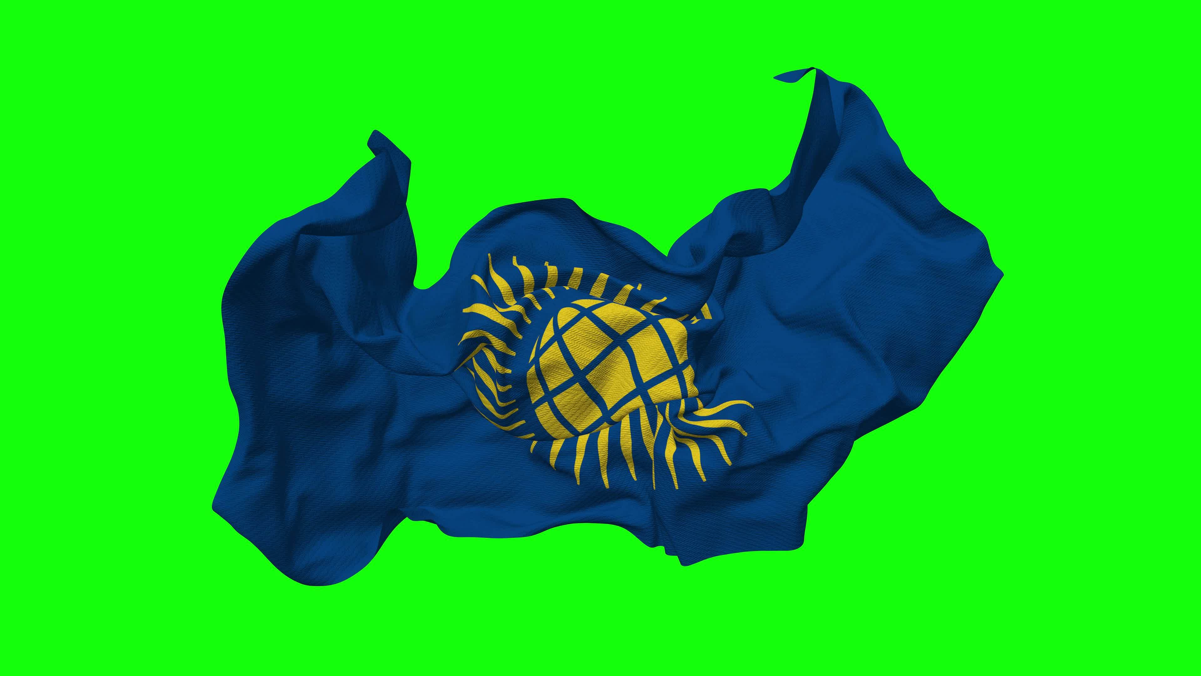 Commonwealth of Nations Flag Seamless Looping Flying in Wind, Looped ...