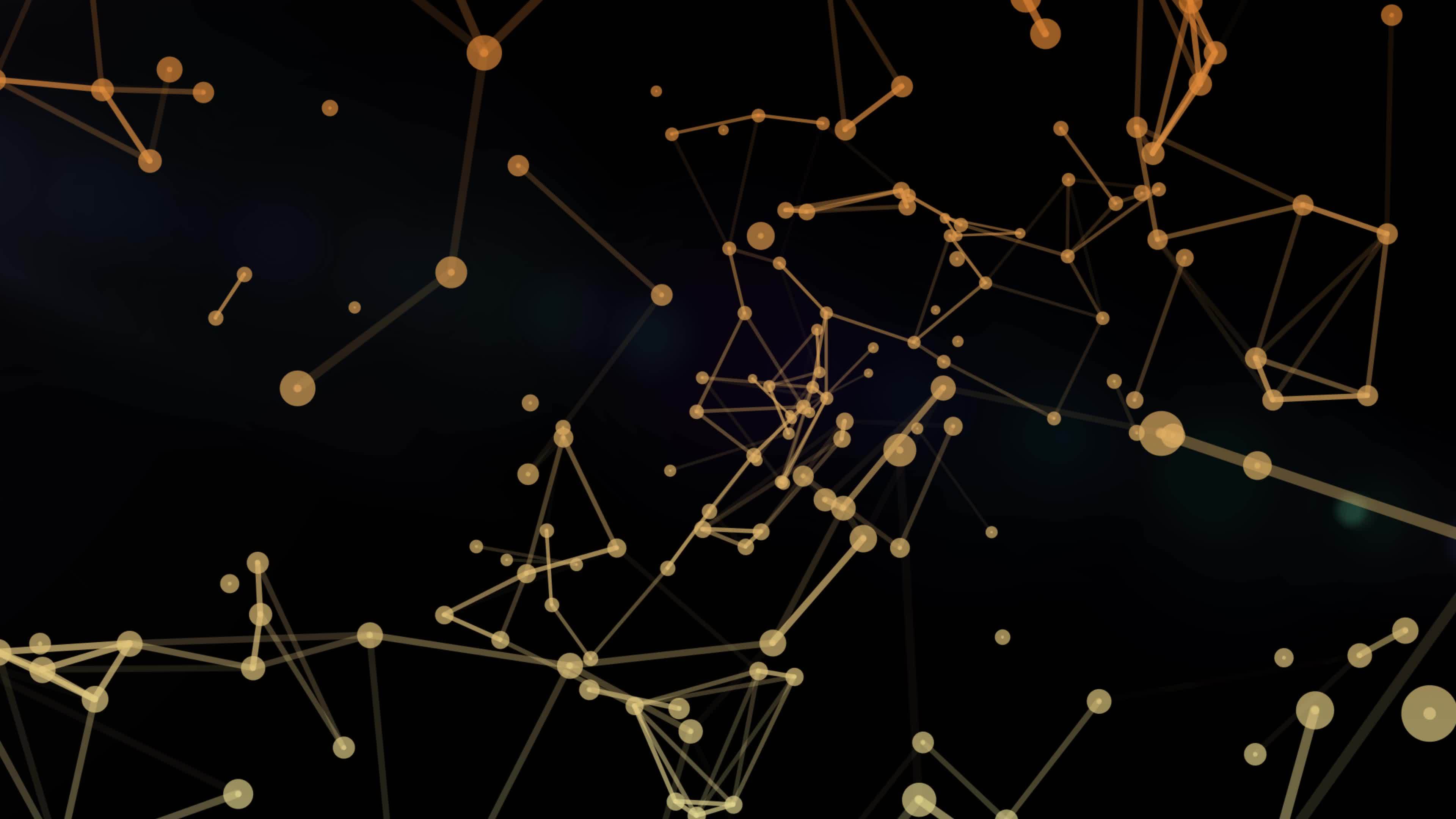 Technology Network Background Concept A Flying Through Digital Data Tunnel Made Of Digital