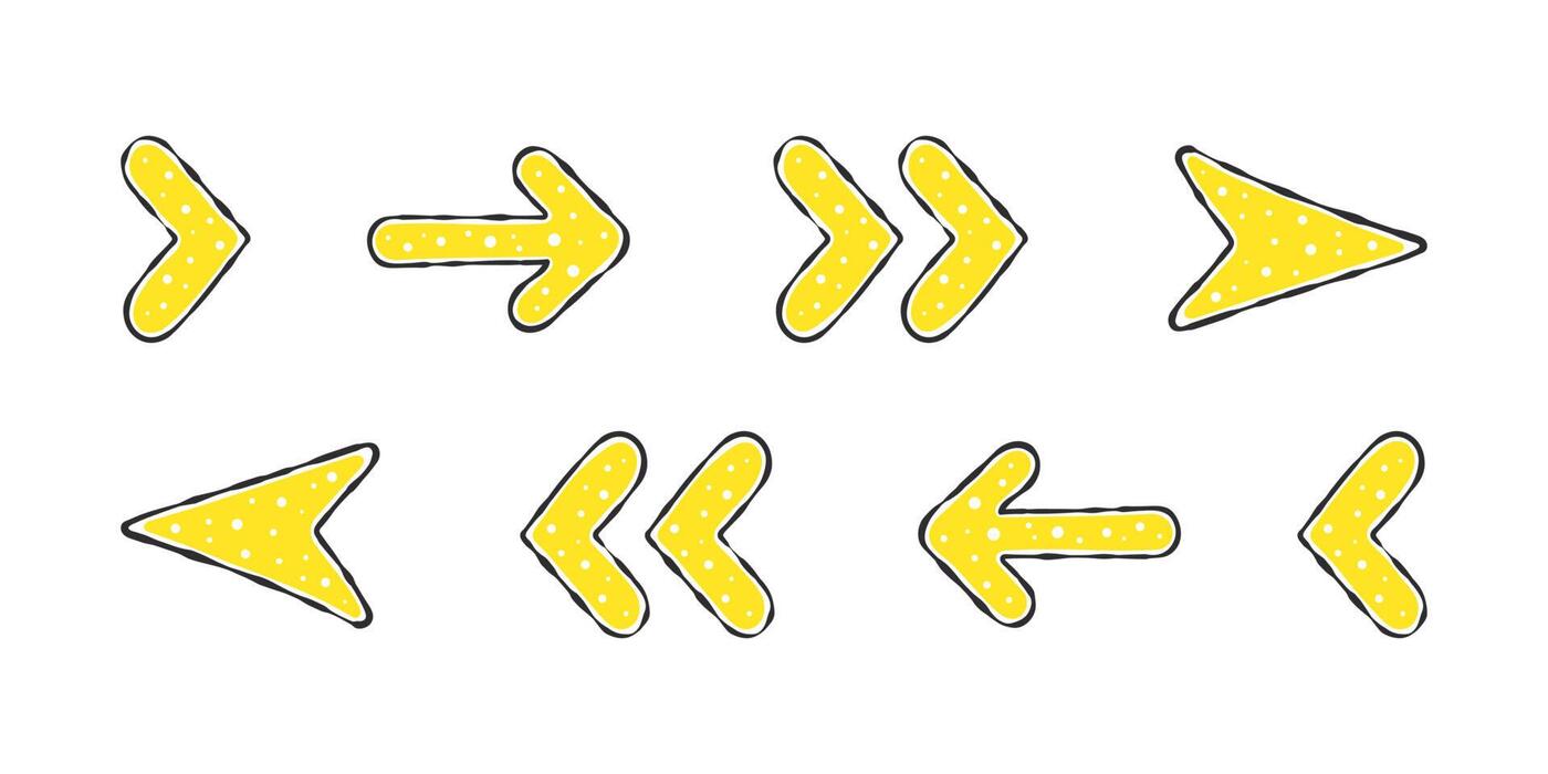 Yellow Arrow Vector Art, Icons, and Graphics for Free Download