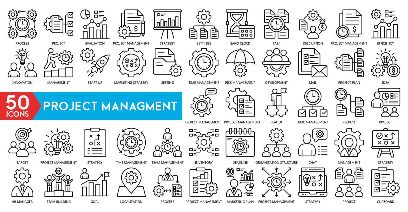 Project Management Icon Vector Art, Icons, and Graphics for Free Download