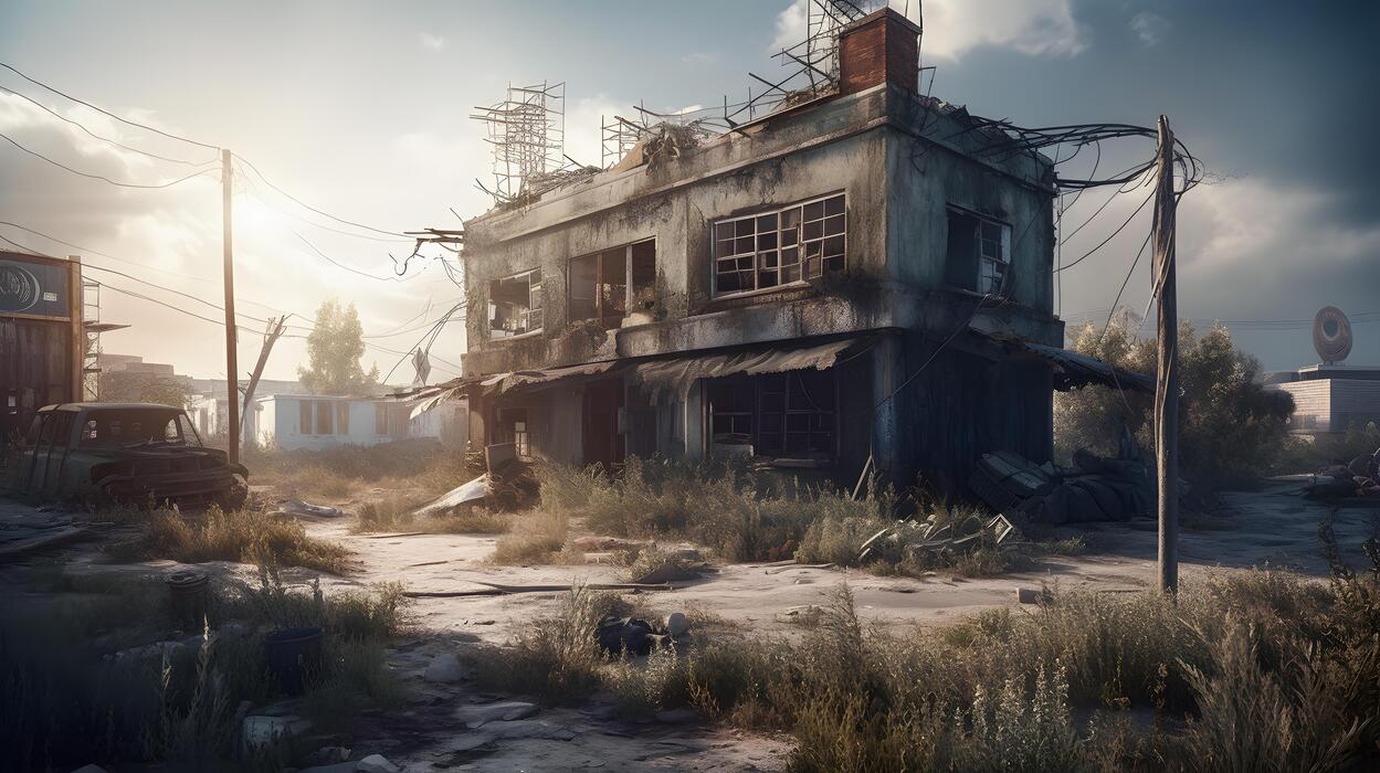 Destroyed Buildings Stock Photos, Images and Backgrounds for Free Download