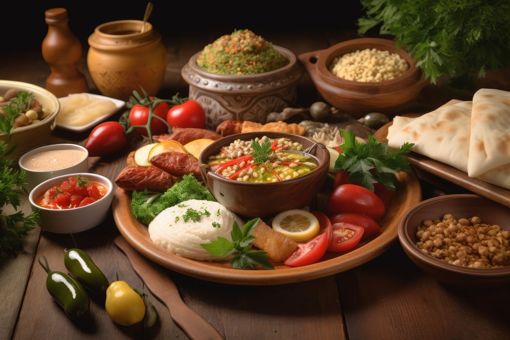 Lebanese Food Stock Photos, Images and Backgrounds for Free Download