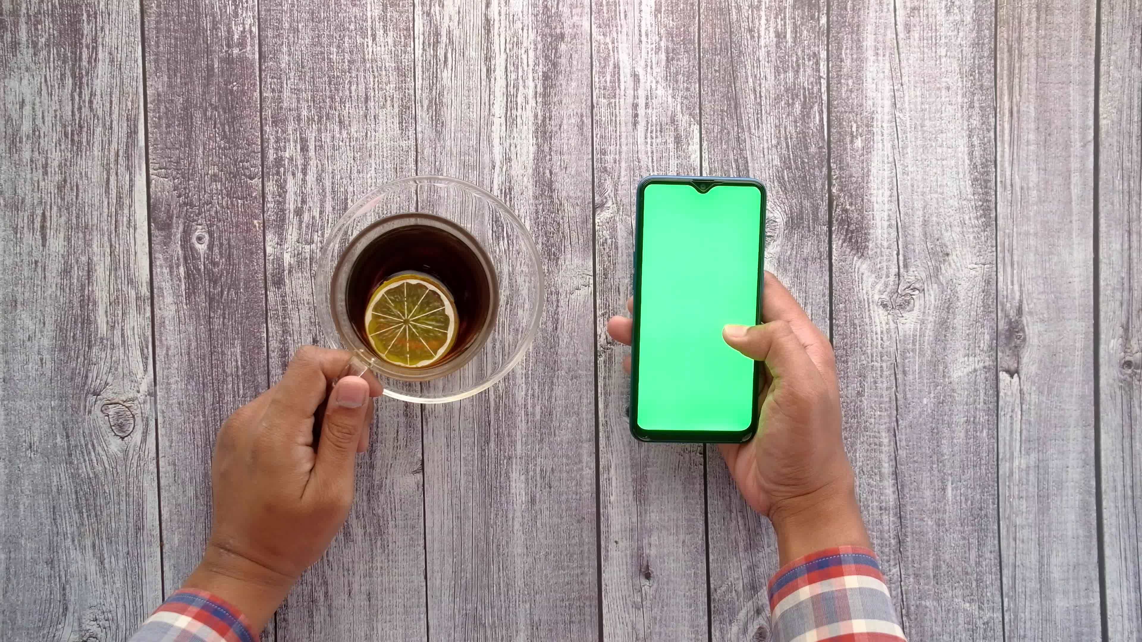 Green Screen Phone Scroll Stock Video Footage for Free Download