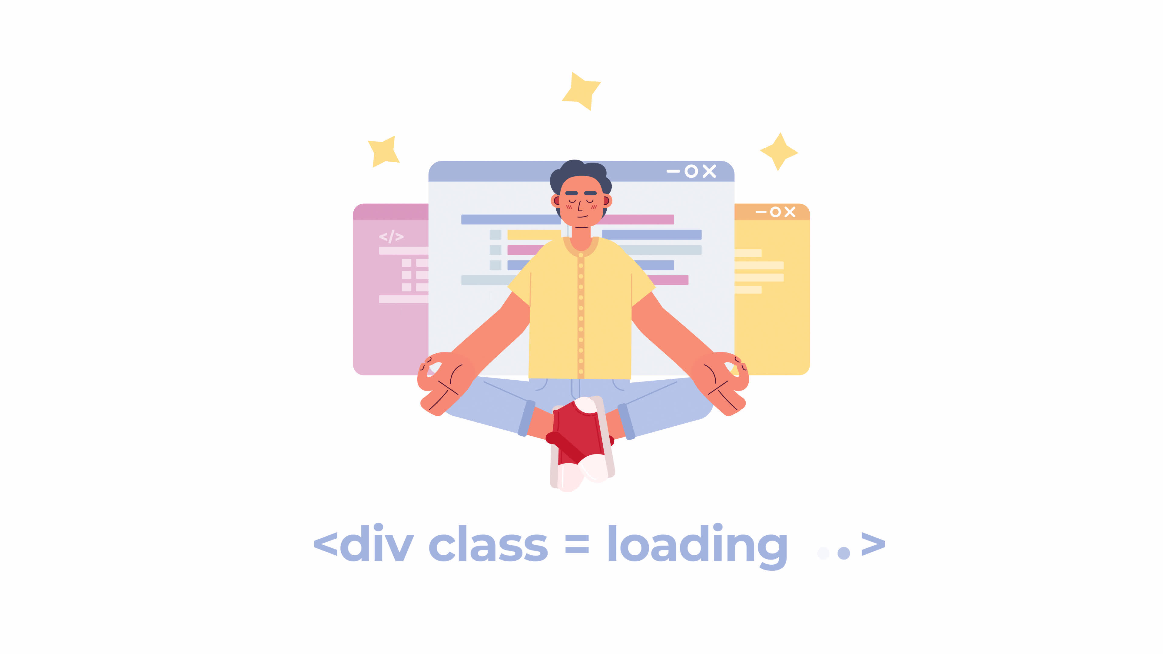 Animated div class loader. Programming course, class. Flash message 4K ... Animated div class loader. Programming course, class. Flash message 4K ...