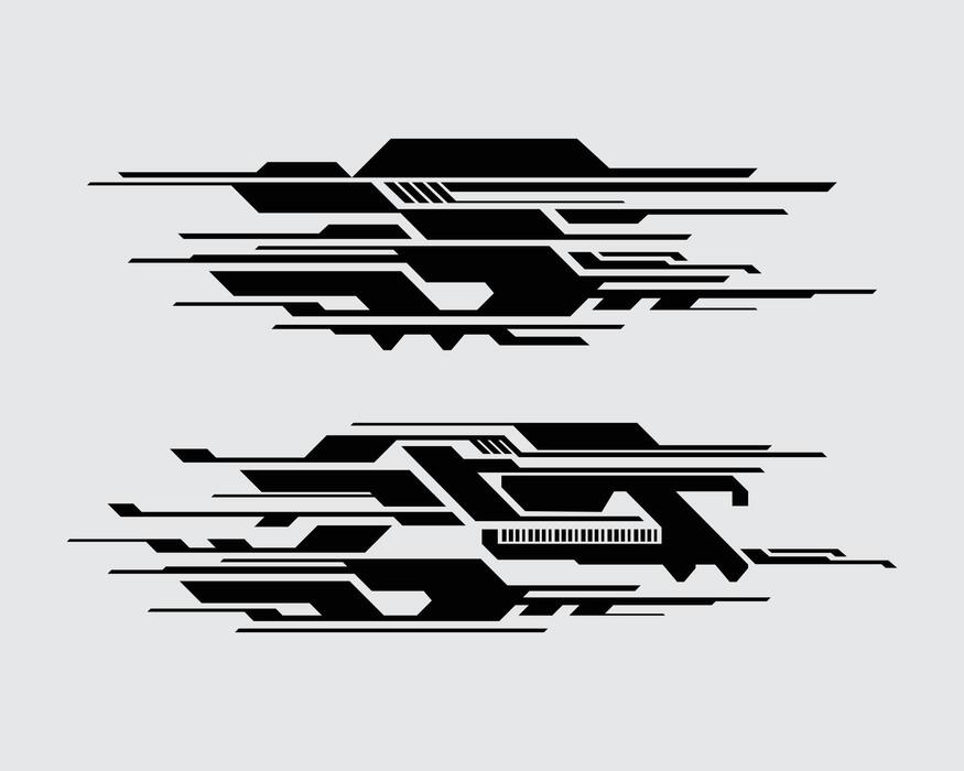 Cyberpunk Symbols Vector Art Icons And Graphics For Free Download