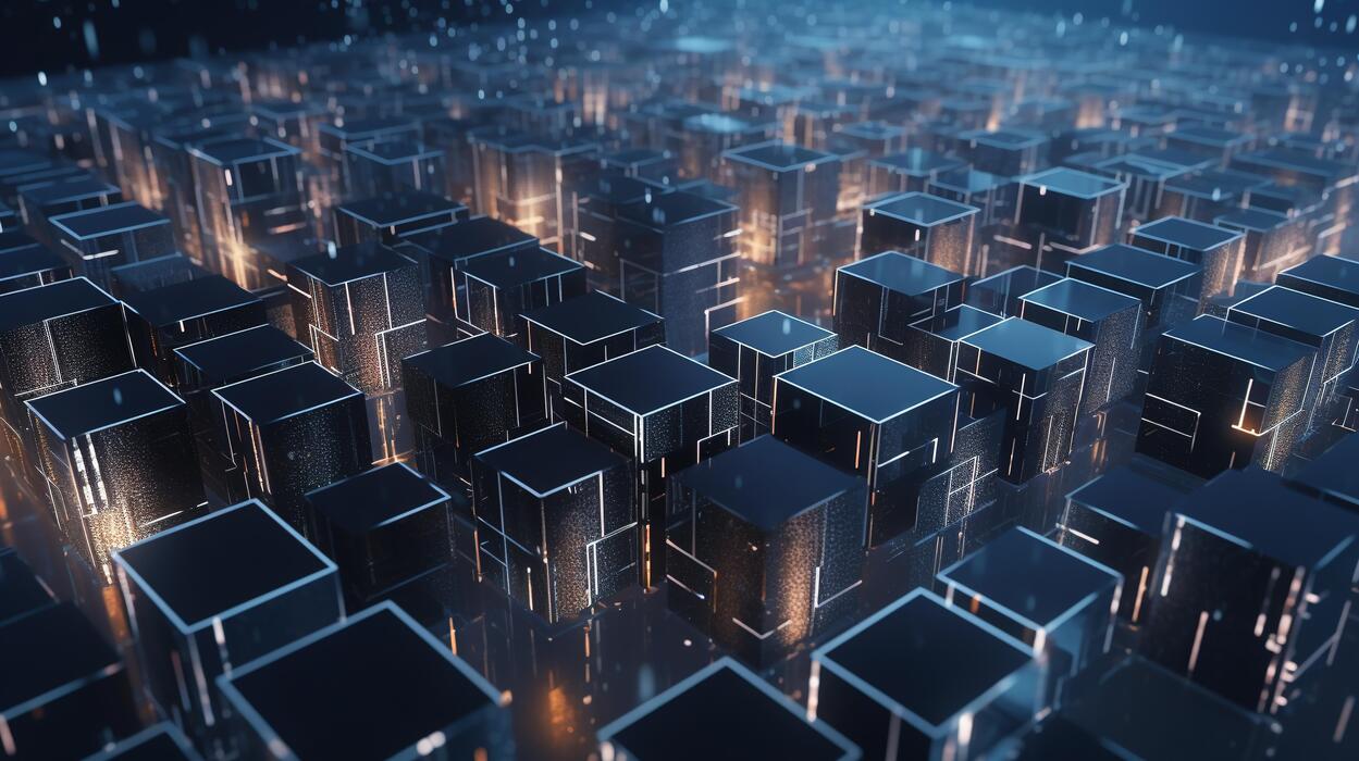 Blockchain Technology Background Stock Photos, Images and Backgrounds ...