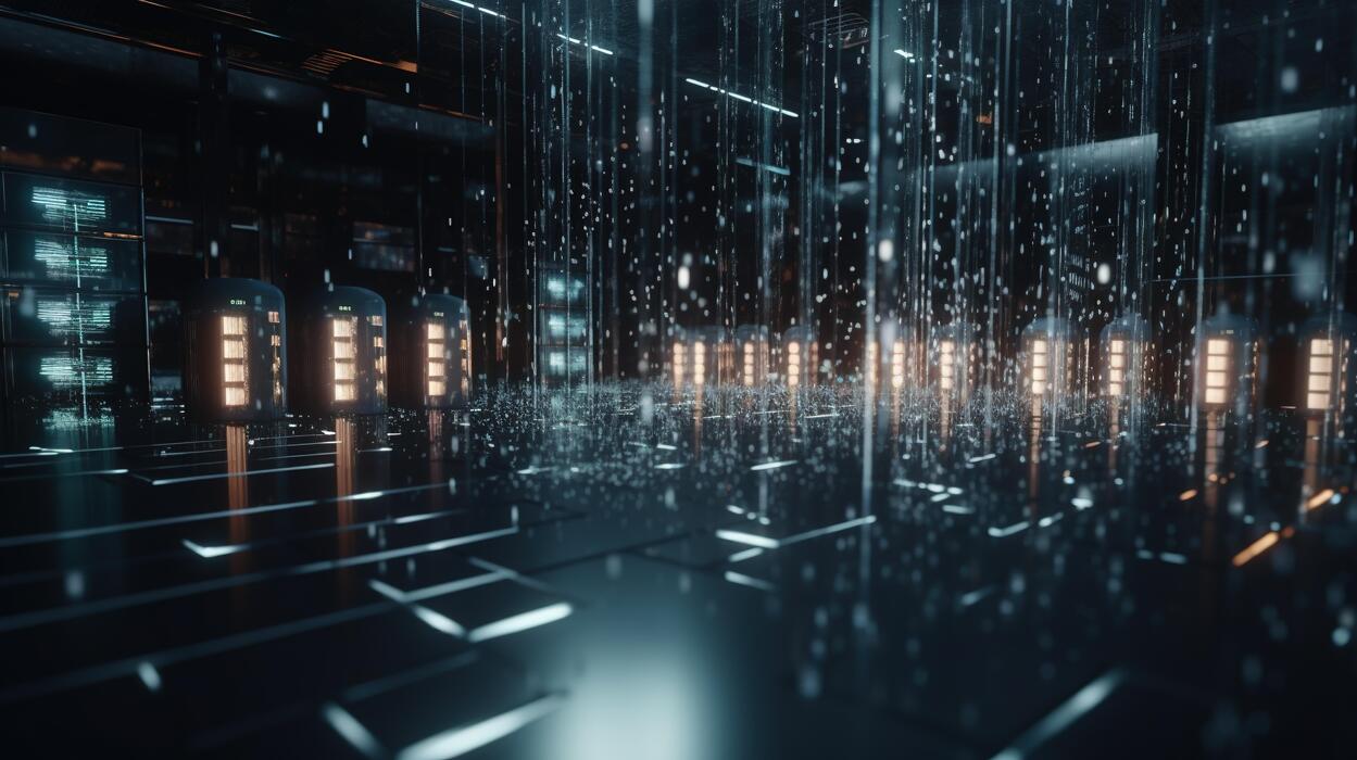 Matrix Rain Code Stock Photos, Images and Backgrounds for Free Download