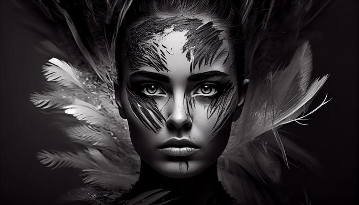 Black And White Face Stock Photos, Images and Backgrounds for Free Download