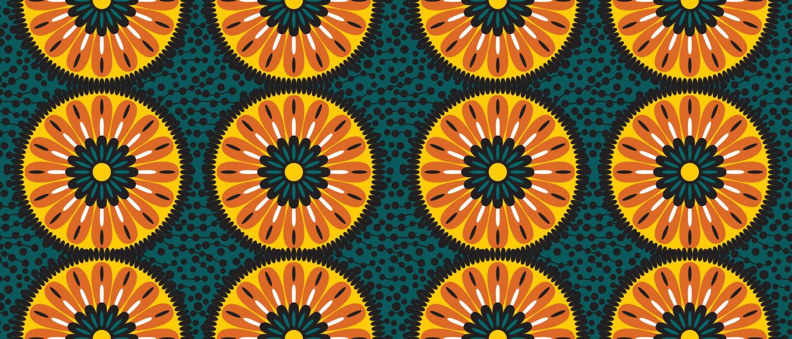African Pattern Circle Vector Art, Icons, and Graphics for Free Download