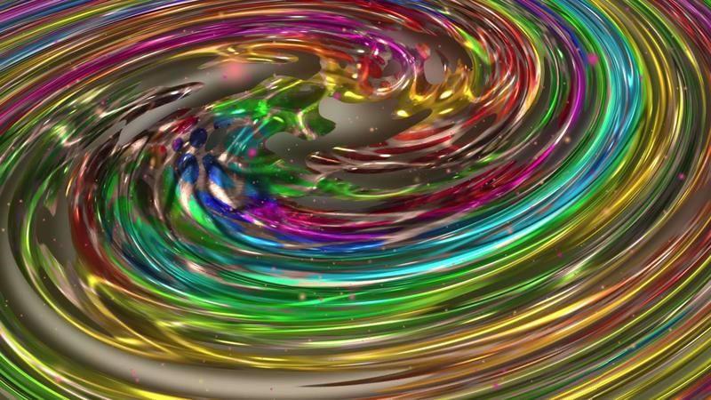 Abstract twirling background, Abstract colorful animation. Multicolor ...