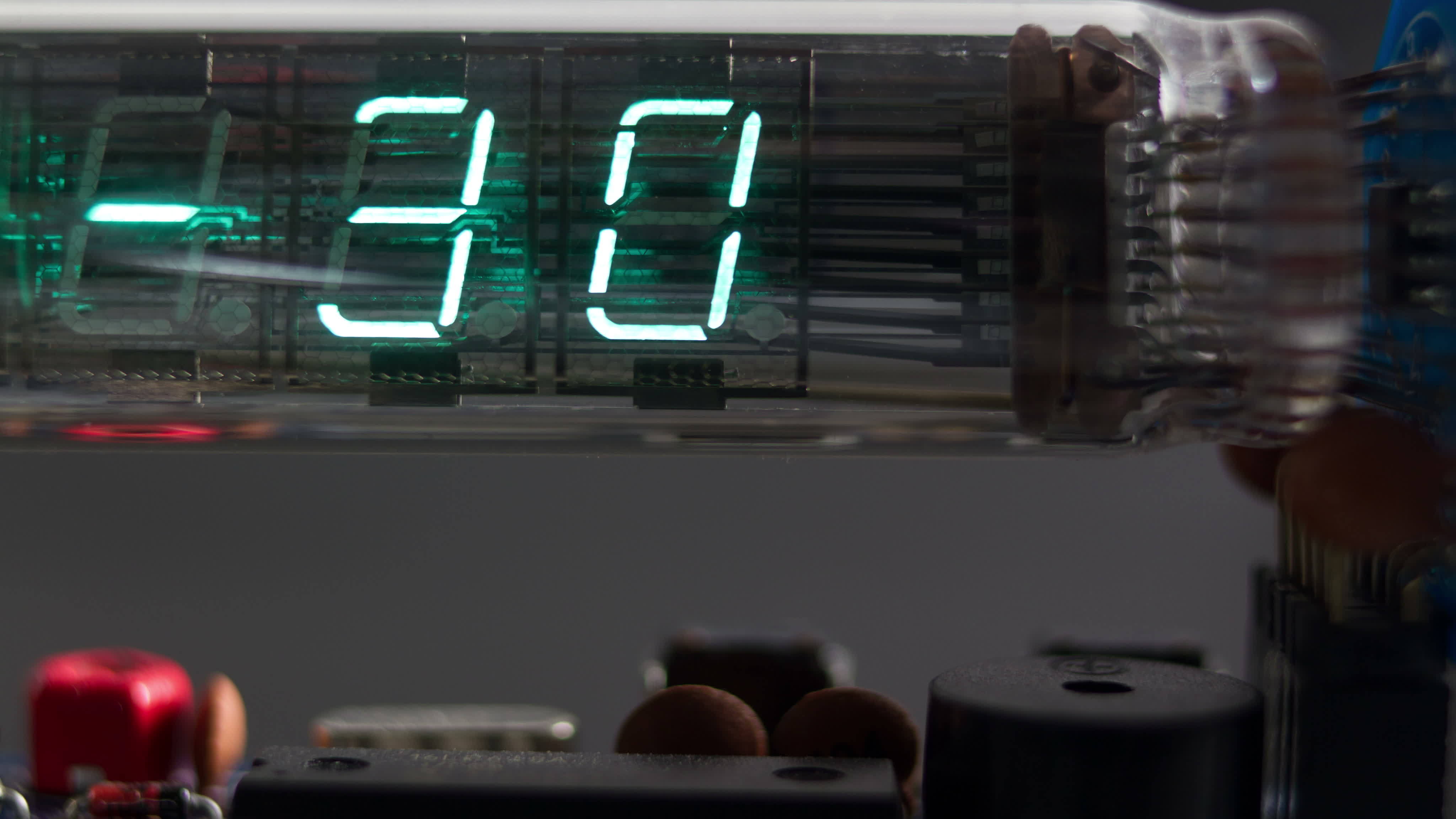 numerical digital display made from an LED clock counter 22707583 Stock ...