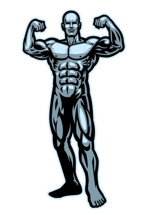 Muscle Flex Pose Vector Art, Icons, and Graphics for Free Download