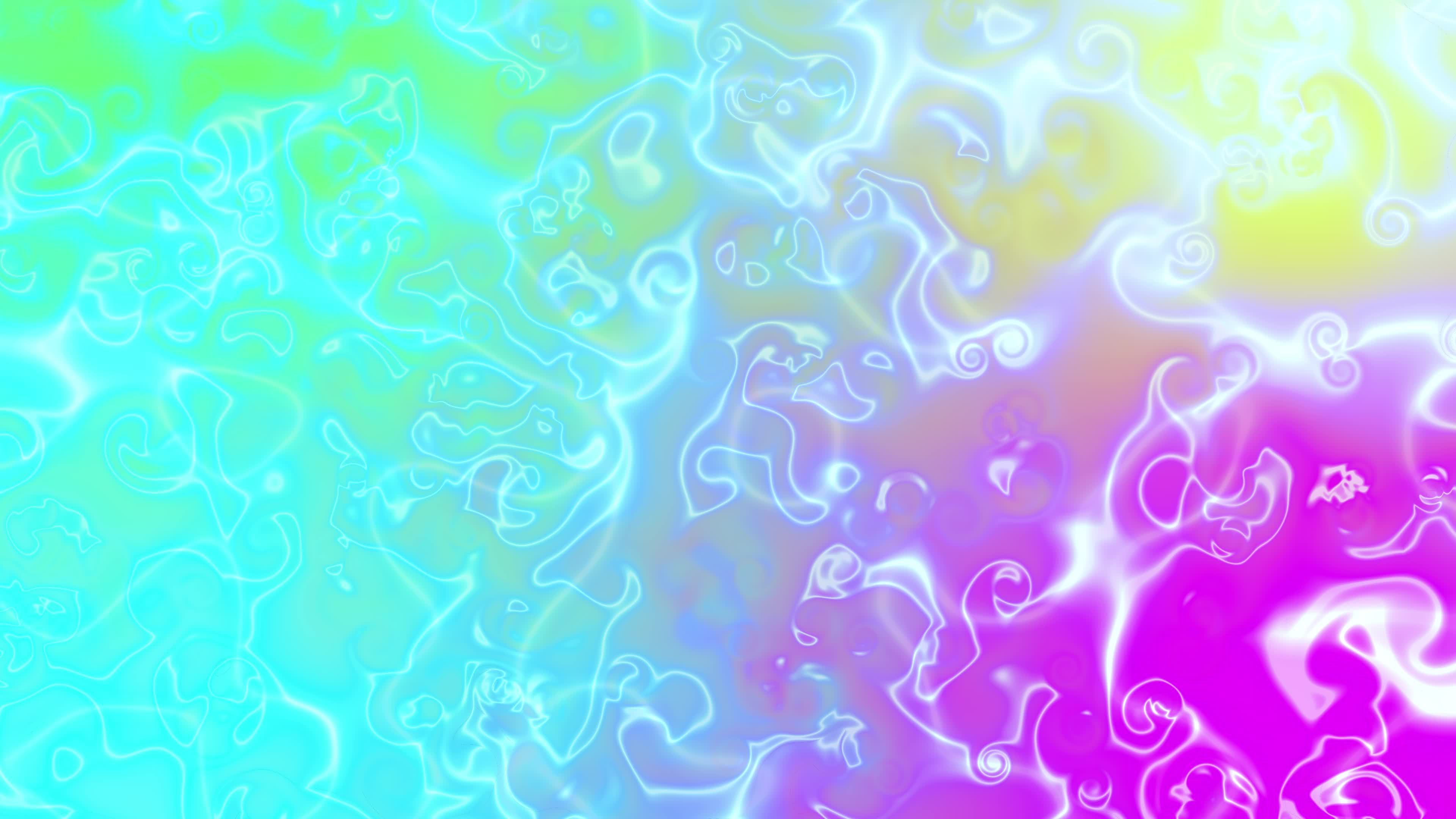 Wavy Curl Spline In Gradient Animation Background 22721482 Stock Video