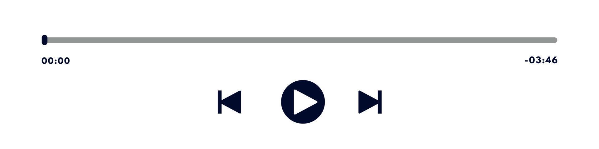 Audio Player Navigation Vector Art, Icons, and Graphics for Free Download