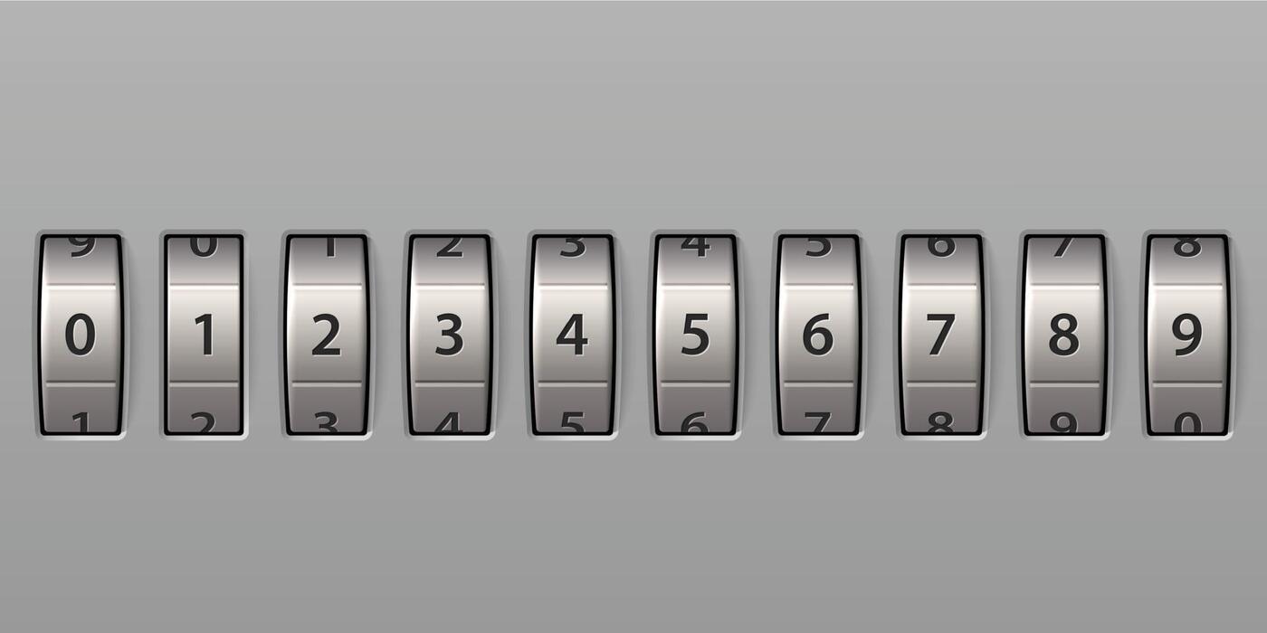 Combination Lock Keypad Vector Art Icons And Graphics For Free Download
