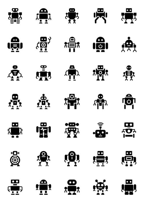 Robot Icon Vector Art, Icons, and Graphics for Free Download