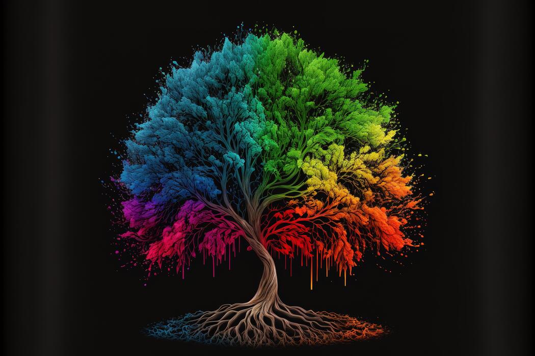 Rainbow Tree Stock Photos, Images and Backgrounds for Free Download