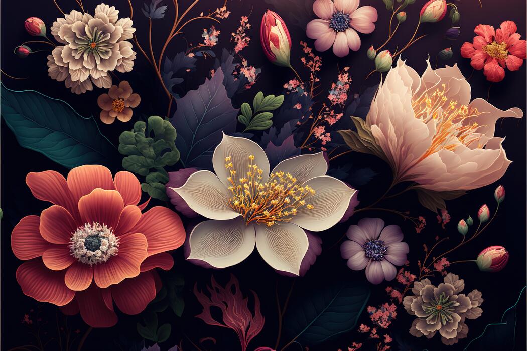 Flower Pattern Wallpaper Stock Photos, Images and Backgrounds for Free ...