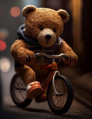 Bear Bike Stock Photos, Images and Backgrounds for Free Download