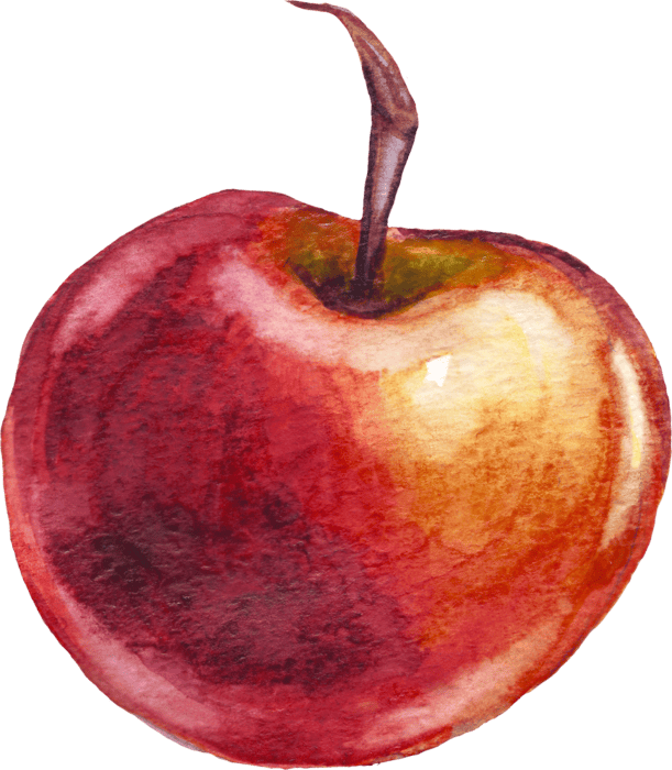 Watercolor Apple PNGs for Free Download