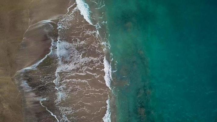 Waves Top View Stock Video Footage for Free Download