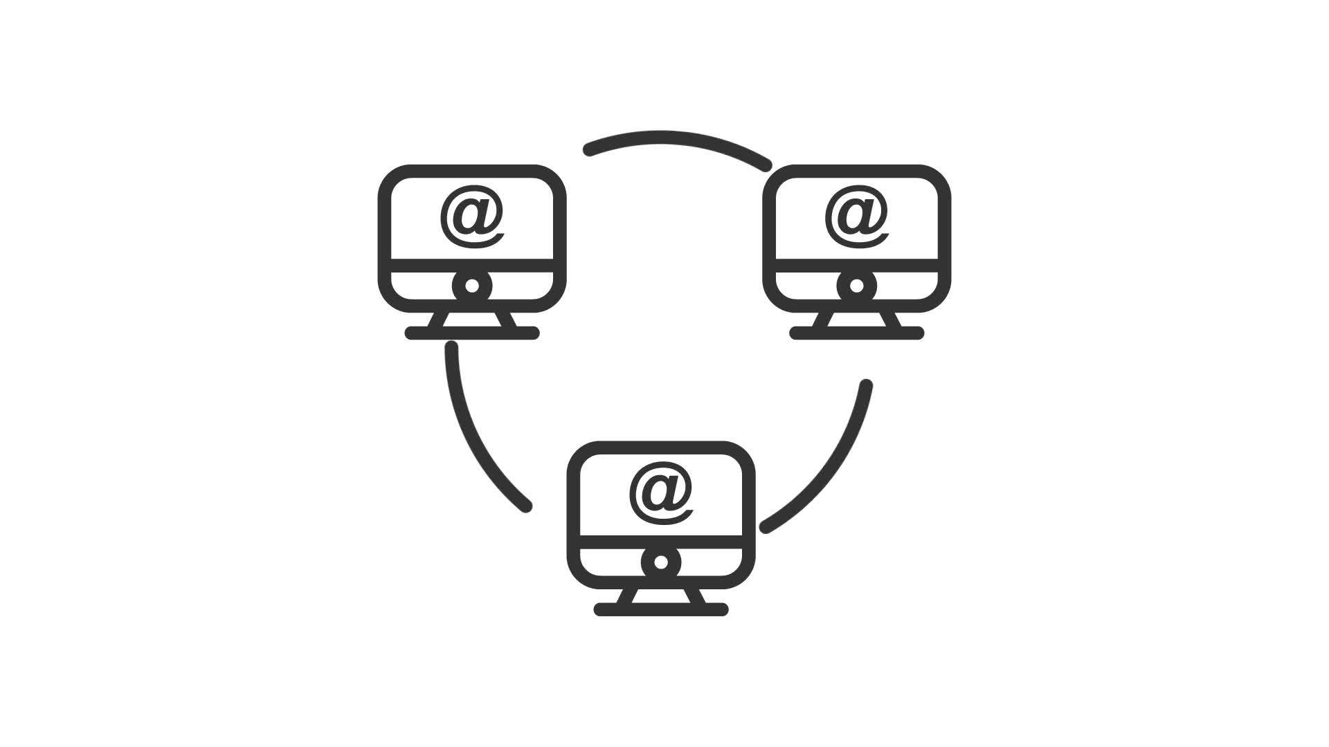 Network, Communication concept animated icon 22822182 Stock Video at ...