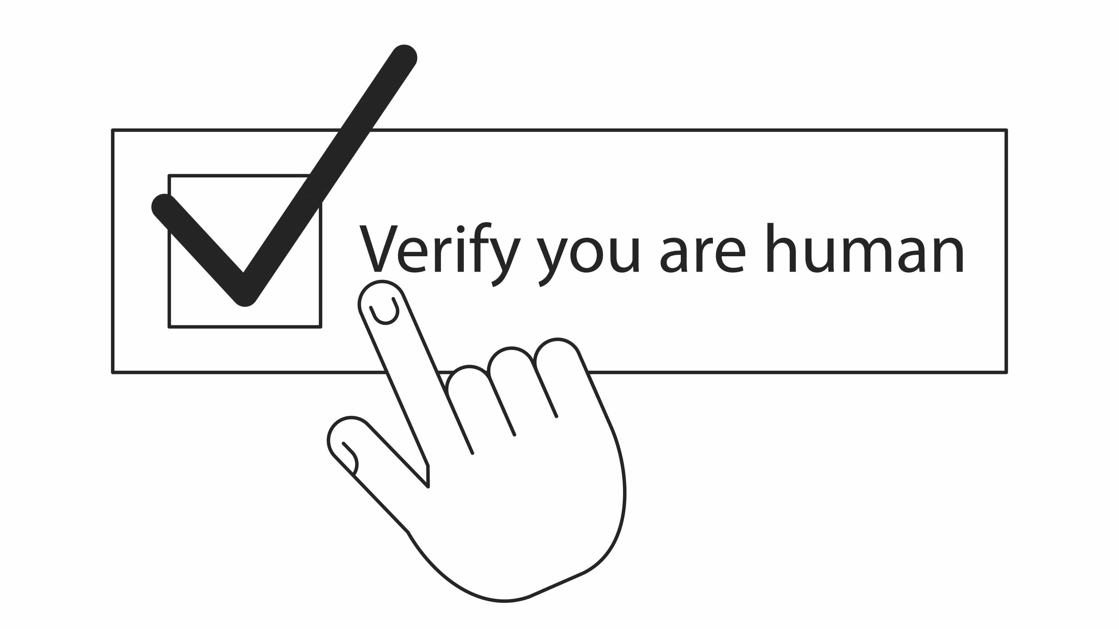 Captcha Verification Bw Animation Animated Please Verify Pop Up 2d
