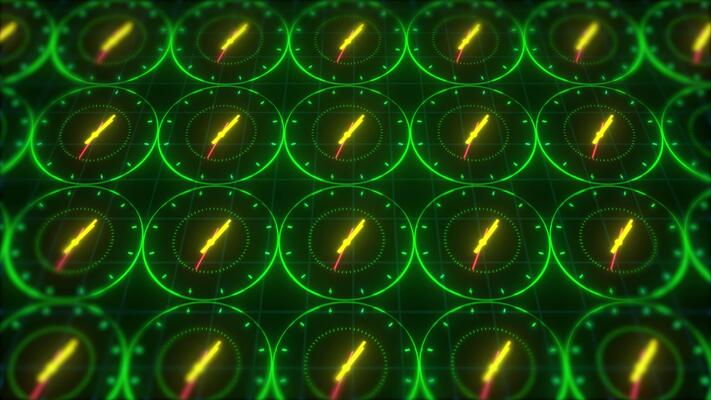 Animated Clock Stock Video Footage for Free Download