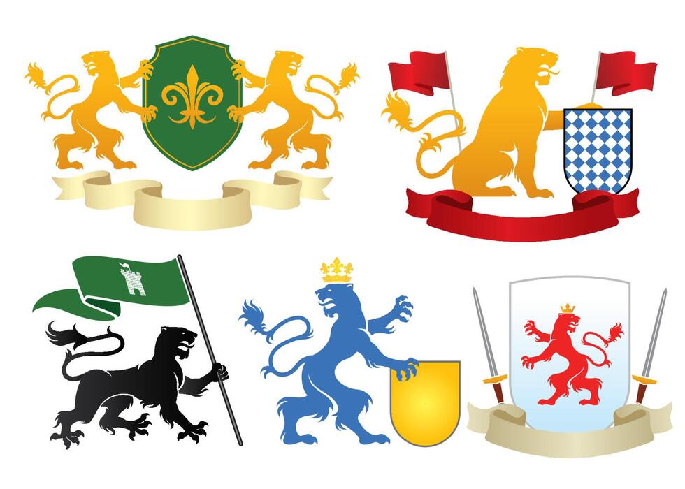 Heraldic Beasts Vector Art, Icons, and Graphics for Free Download