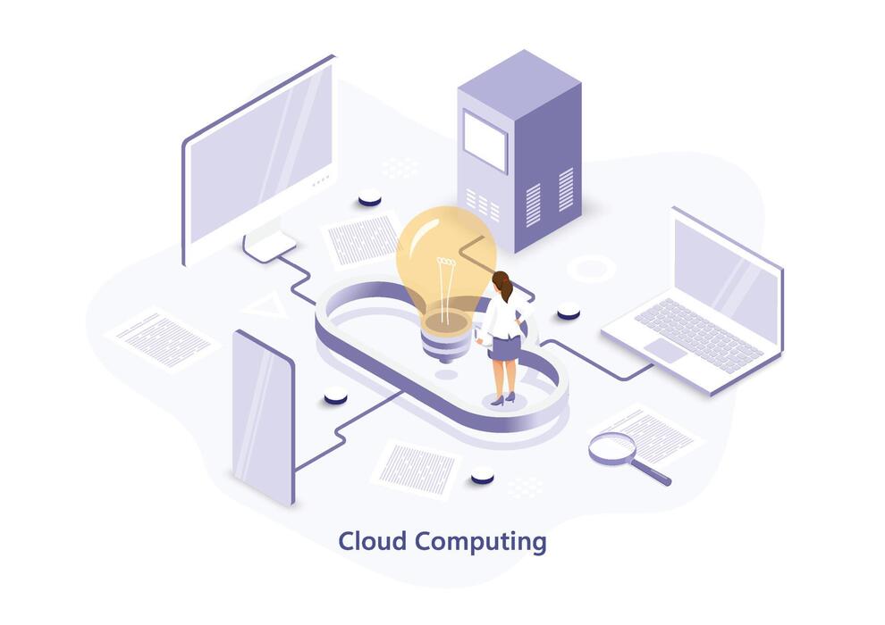 Cloud Computing Isometric Vector Art Icons And Graphics For Free Download