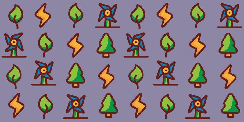 Renewable Energy Pattern Vector Art Icons And Graphics For Free Download
